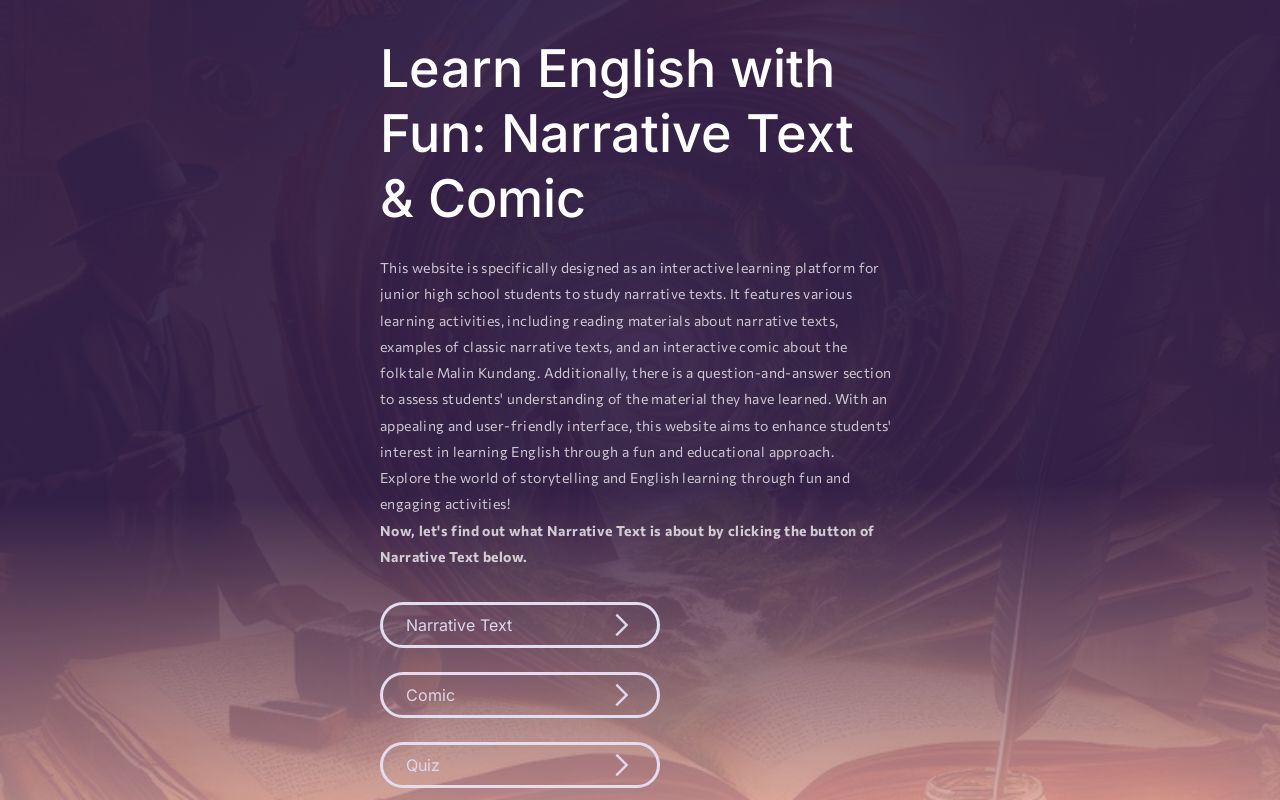 Narrative text & Comic